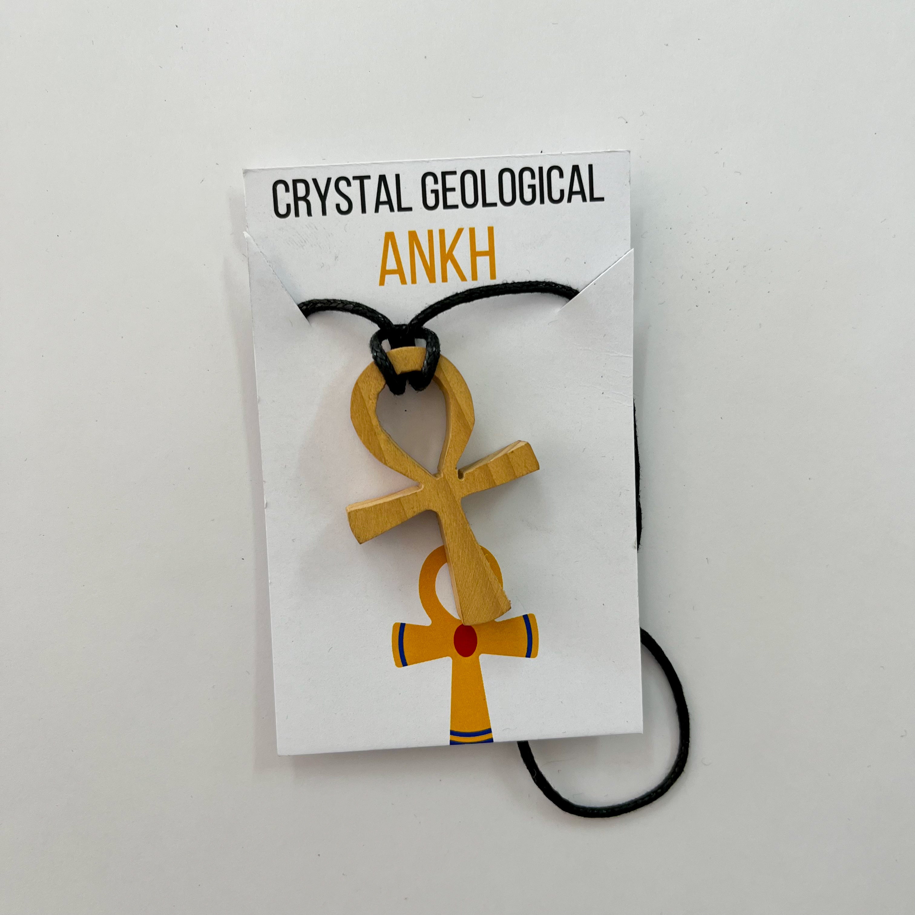Ankh Cedar Wood Pendant – Crystal Geological
