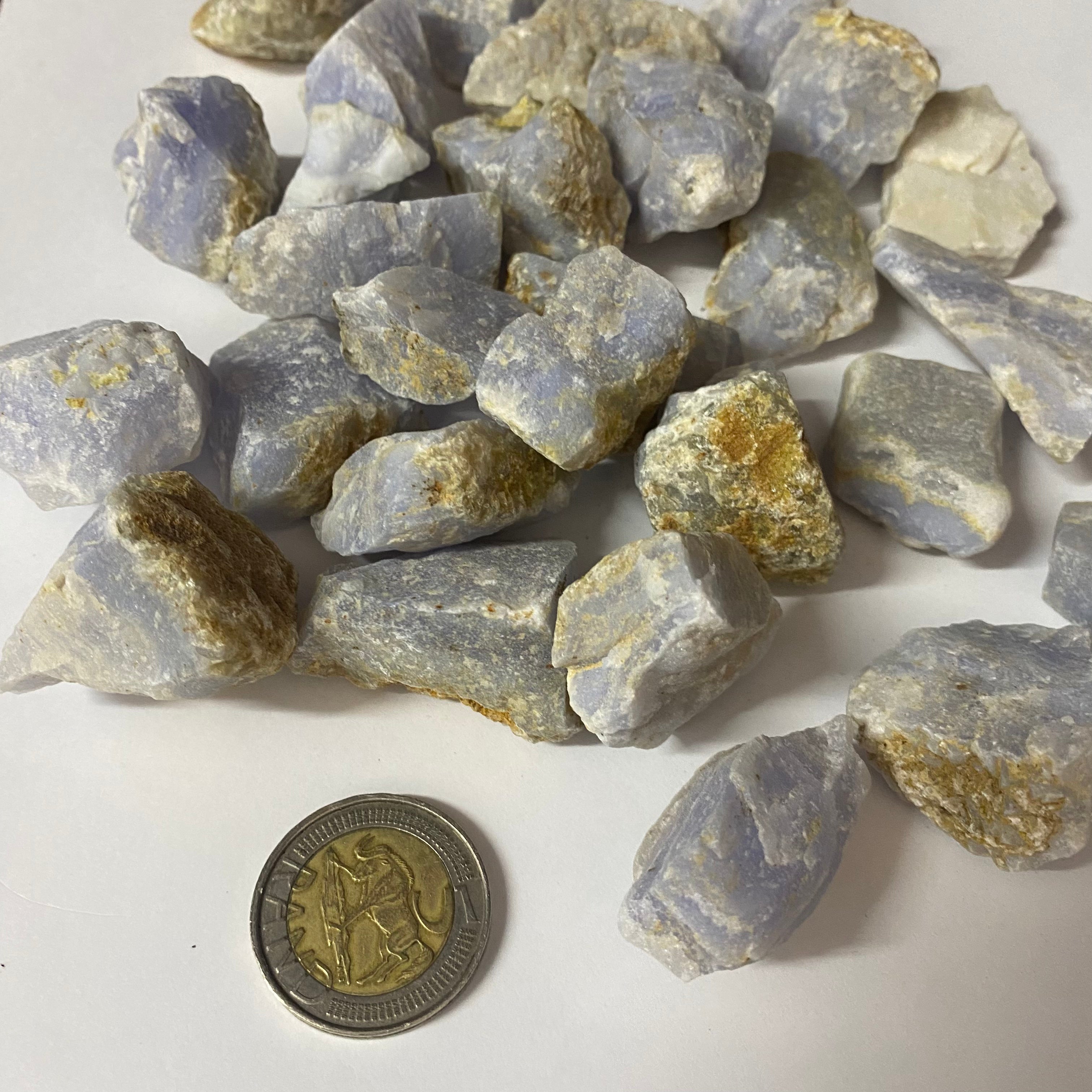 Blue Lace Agate Rough Piece – Crystal Geological