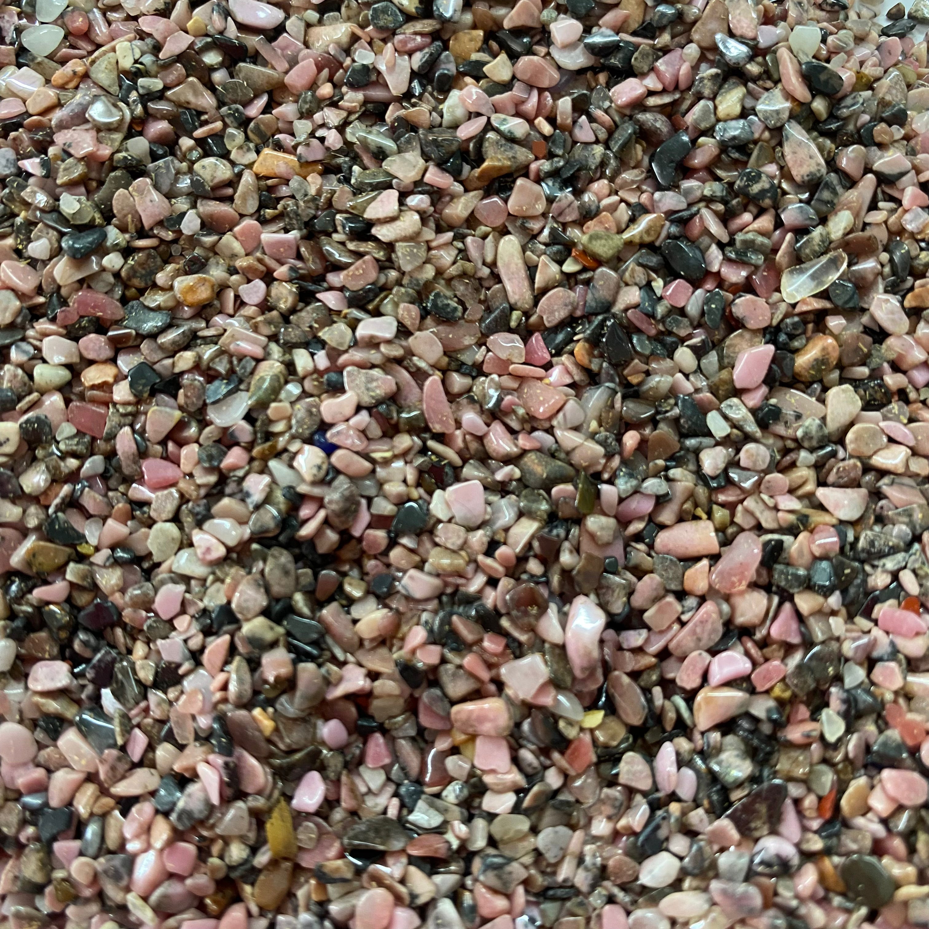 Extra Small Rhodonite Tumble – Crystal Geological