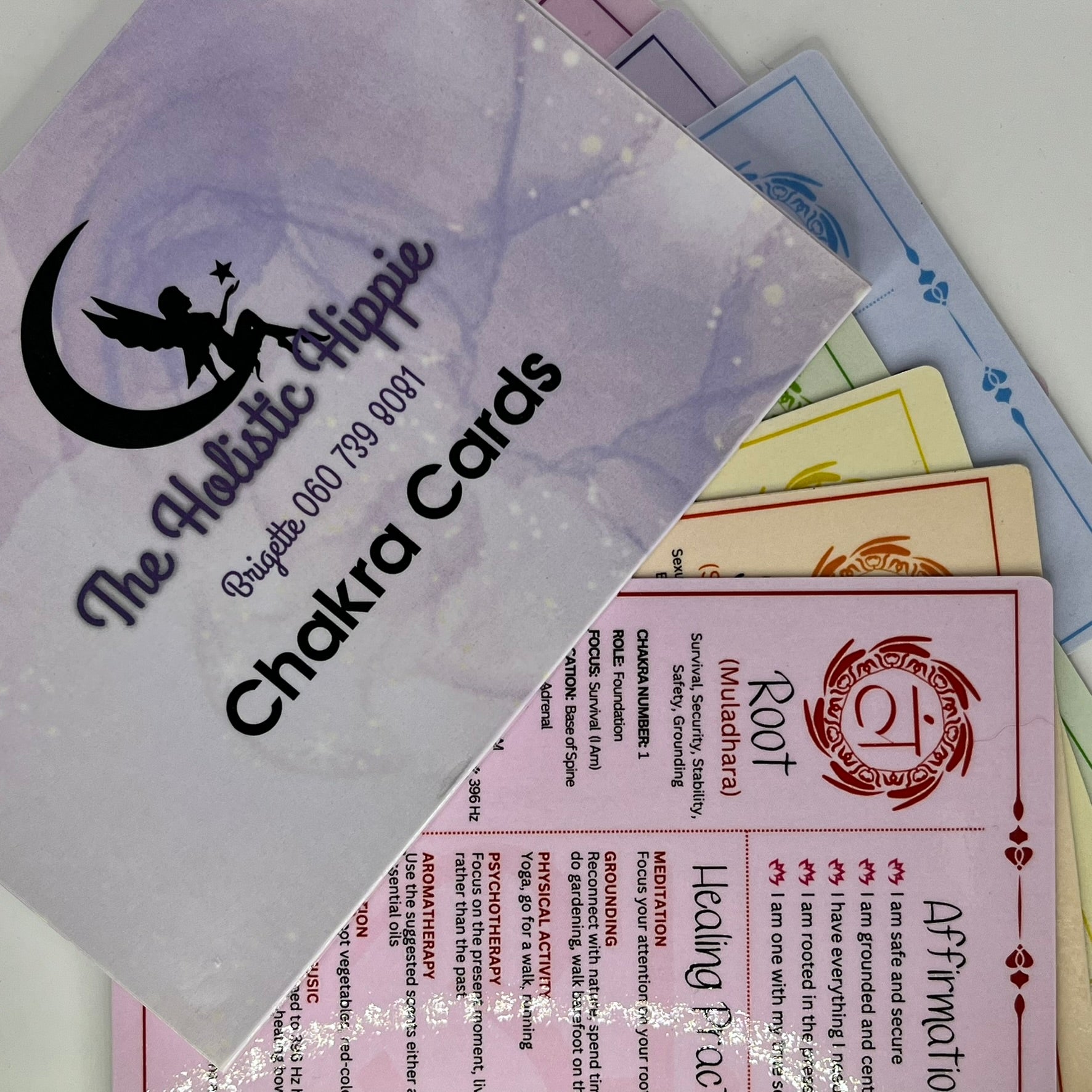 Information Cards - 7 Chakra Cards - By The Holistic Hippie – Crystal ...